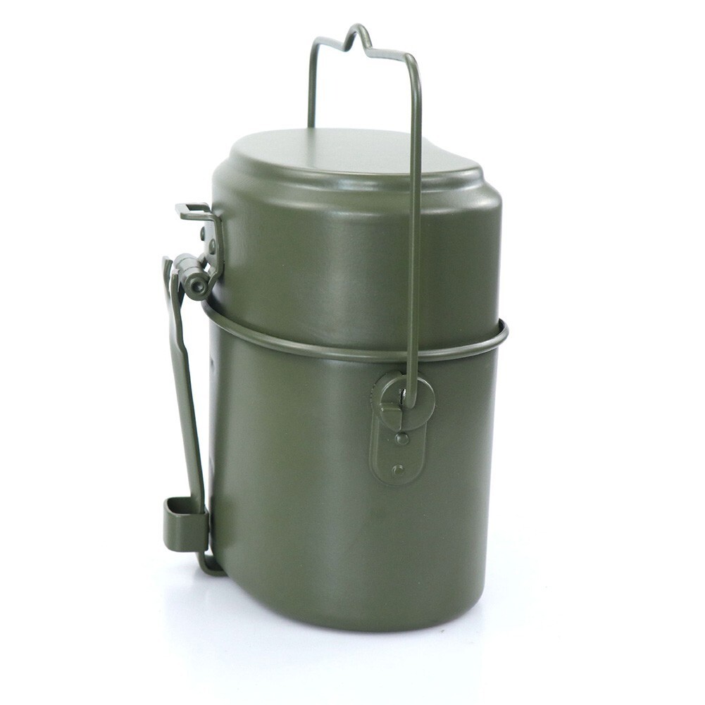 Outdoor Portable Cooking Camping Hiking Cookware Set Army Mess Kit ...