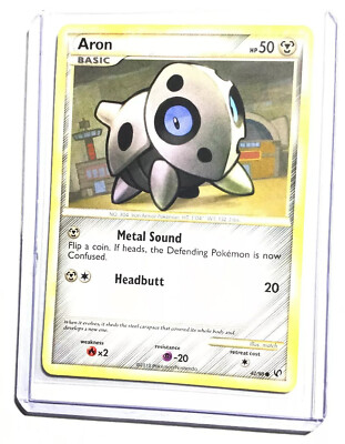 ARON - 42/90 - Undaunted - Common - Pokemon Card - NM | eBay