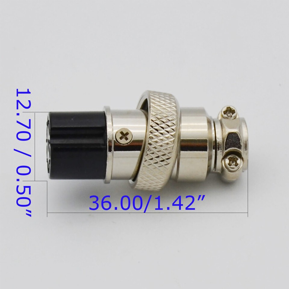 10PCS 8 Pin Ham & CB Radio MIC Microphone connector Female Plug Solder ...