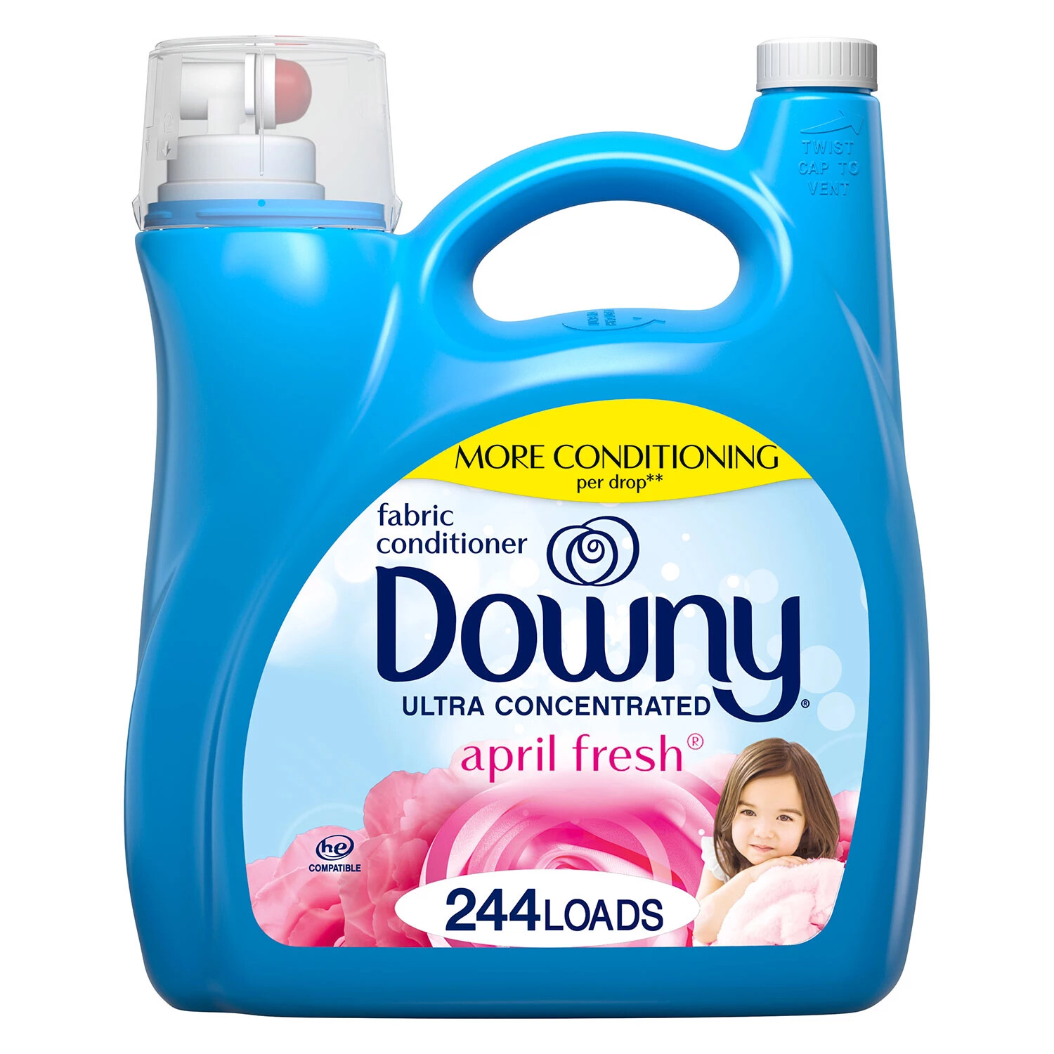 ULTRA DOWNY APRIL FRESH FABRIC SOFTNER & CONDITIONER (171 oz., 251 ...