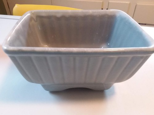 Vintage Hull USA Pottery 717 Blue Glaze Planter Flower Pot Jardinière ...