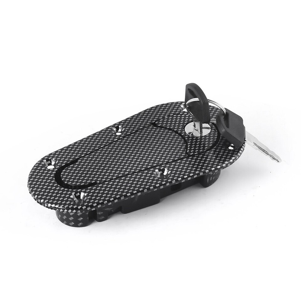 Carbon Fiber Racing Car Bonnet Plus Flush Mount Hood Latch Steel Pin w ...