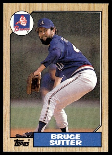 1987 Topps Baseball Card Bruce Sutter Atlanta Braves #435 | eBay
