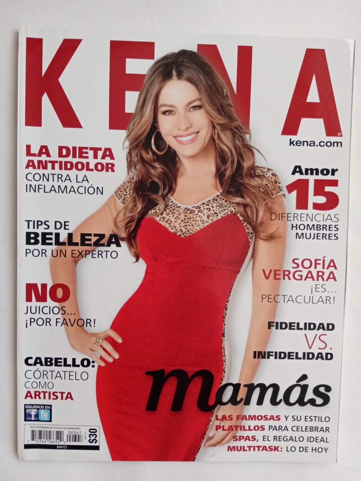 SOFIA VERGARA KENA MEXICAN MAGAZINE MEXICO SPANISH MAY 2012 | eBay