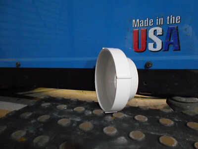 3" X 4" PVC Sewer Cleanout Cap Adapter, Pop Up Sewer Relief Cap Adapter ...