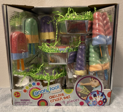 Summertime Deluxe Sidewalk Chalk Set POPSICLES & DONUTS by Goofy Foot ...
