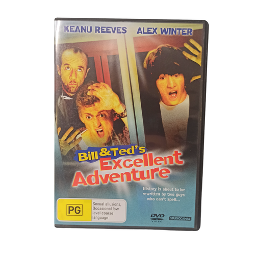 Bill & Ted's Excellent Adventure (DVD) Movie Comedy Buddy Music Time ...