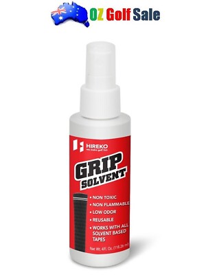 Hireko Pump Spray Golf Grip Tape Activator Solvent Solution - 4oz ...