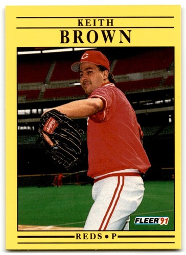 1991 Fleer Keith Brown Cincinnati Reds #58 | eBay
