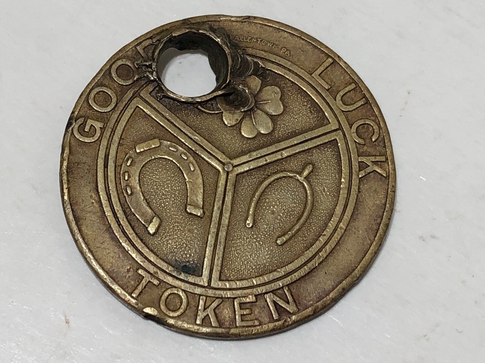 Vintage UNION Ice Cream Advertising BRASS Token GOLDEN JUBILEE 50th ...
