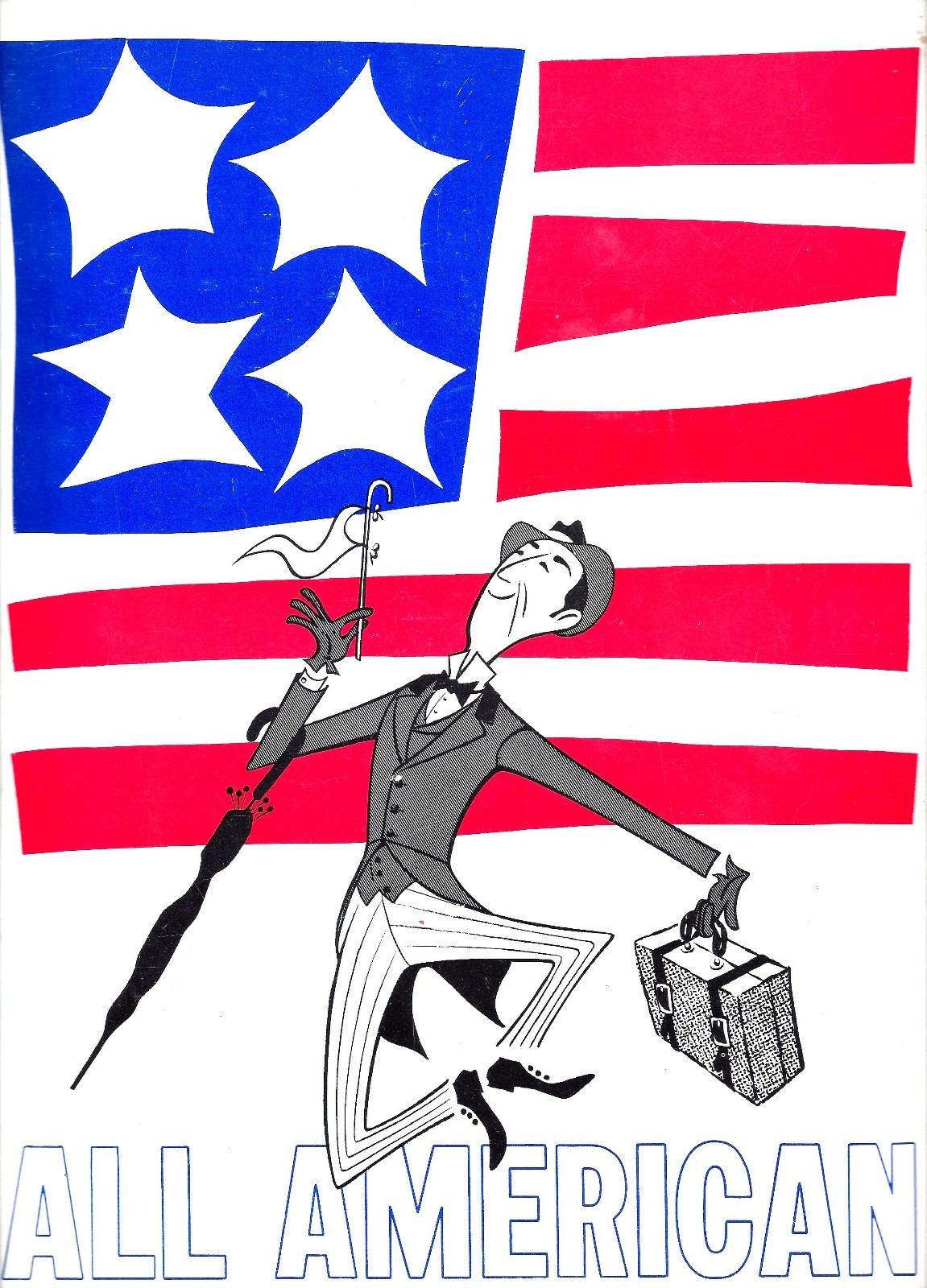 Ray Bolger (Signed) "ALL AMERICAN" Eileen Herlie / Charles Strouse 1962 ...