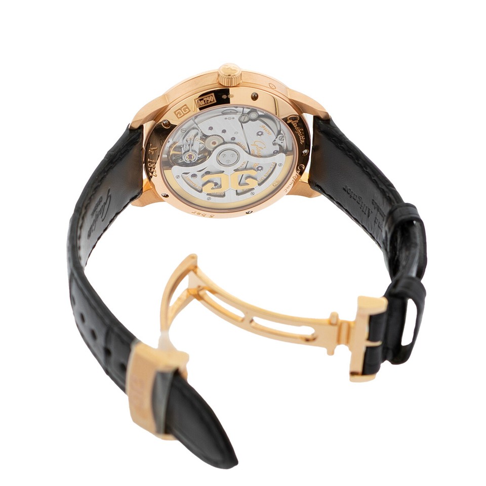 GLASHUTTE 18K Rose Gold Senator Date 40mm 100-03-32-45-04 UNWORN Box ...
