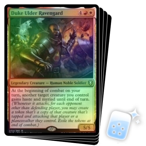 FOIL DUKE ULDER RAVENGARD X4 Commander Legends: Battle For Baldur's ...