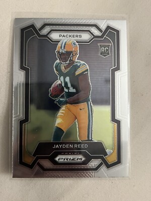2023 Panini Prizm Jayden Reed Rookie Base #334 Green Bay Packers RC | eBay
