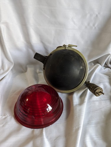 WWII US Army Air Corps Obstruction runway lights NOS red black out lens ...