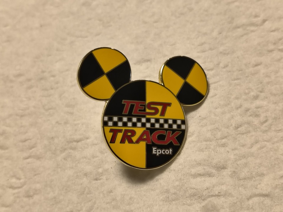 WDW Disney Test Track Epcot Mickey Mouse Icon Ears Attraction Logo Pin ...