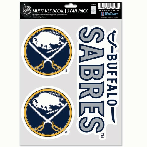 Buffalo Sabres Wincraft NHL Decal Sheet(3 Decals) Multi Use Decal | eBay