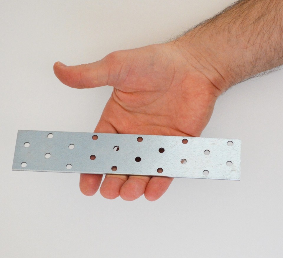 Flat Connecting Joining Plate Galvanised Heavy Duty Metal Steel Sheet ...