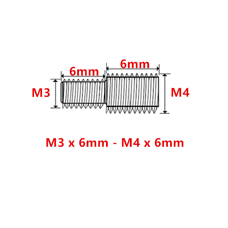 M3 M4 M5 M6 M8 M10 M12 Brass Double End Male Thread Bolt Screw Reducer ...