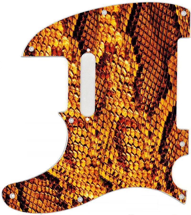 Telecaster Pickguard Left Handed to fit Fender Graphic 8 hole Snake ...