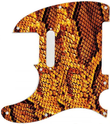 Telecaster Pickguard Left Handed to fit Fender Graphic 8 hole Snake ...