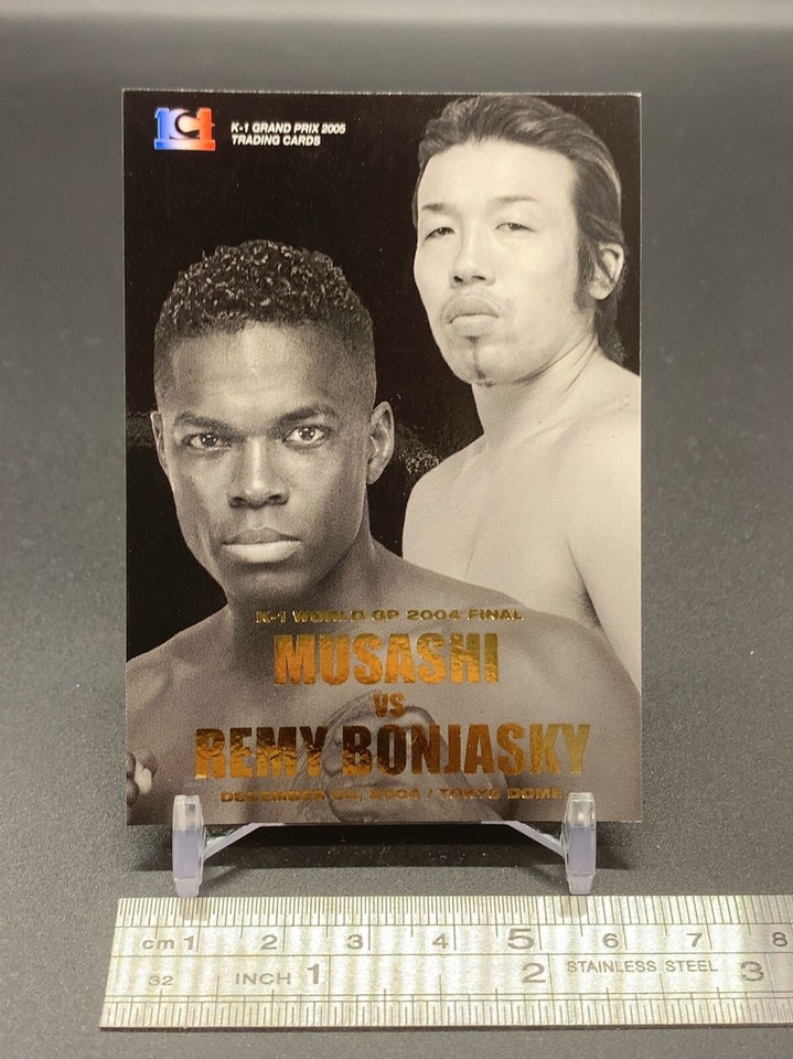 Remy Bonjasky Musashi K-1 Grand Prix Check Card TCG Epoch 2005 Japanese ...