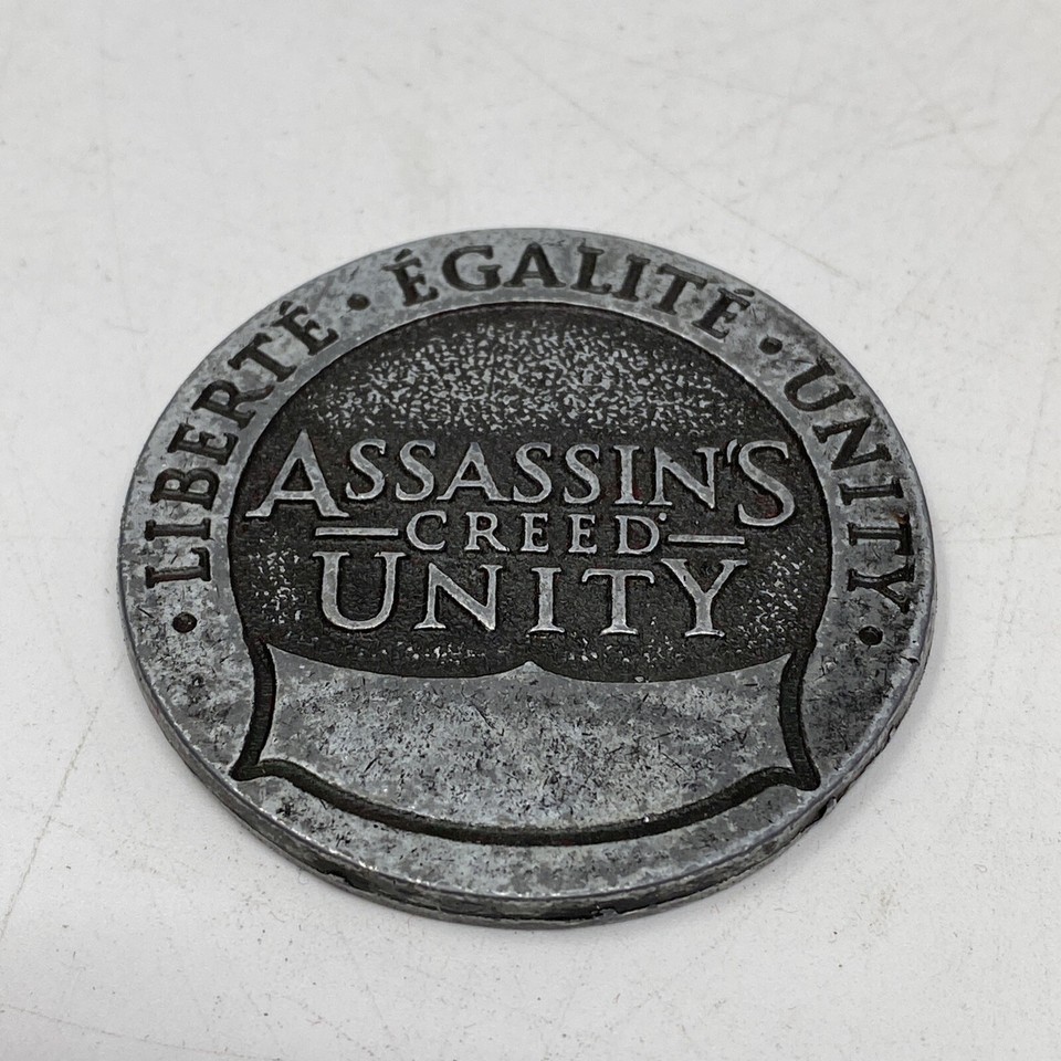 Assassins Creed Unity Collectible Metal Coin with Pouch Loot Crate ...