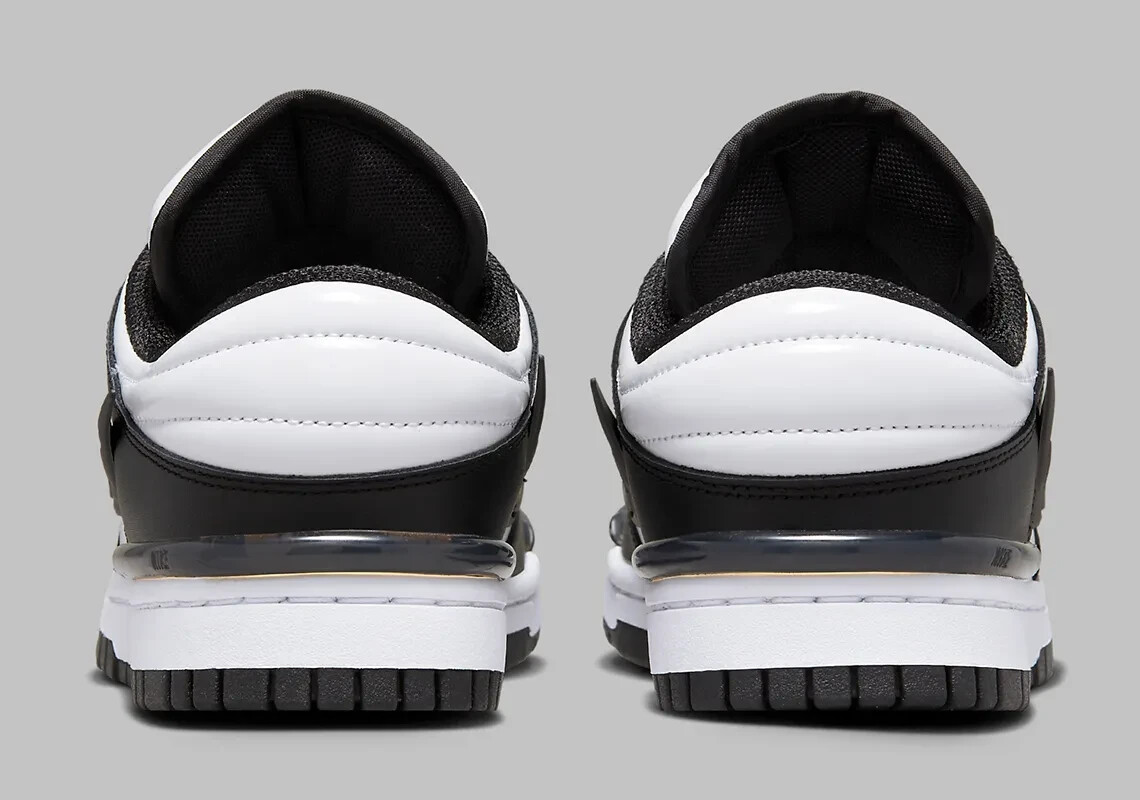 Nike Dunk Low Twist Shoes 'Panda' Black White DZ2794-001 Nike Dunk Low Twist Shoes 'Panda' Black White DZ2794-001