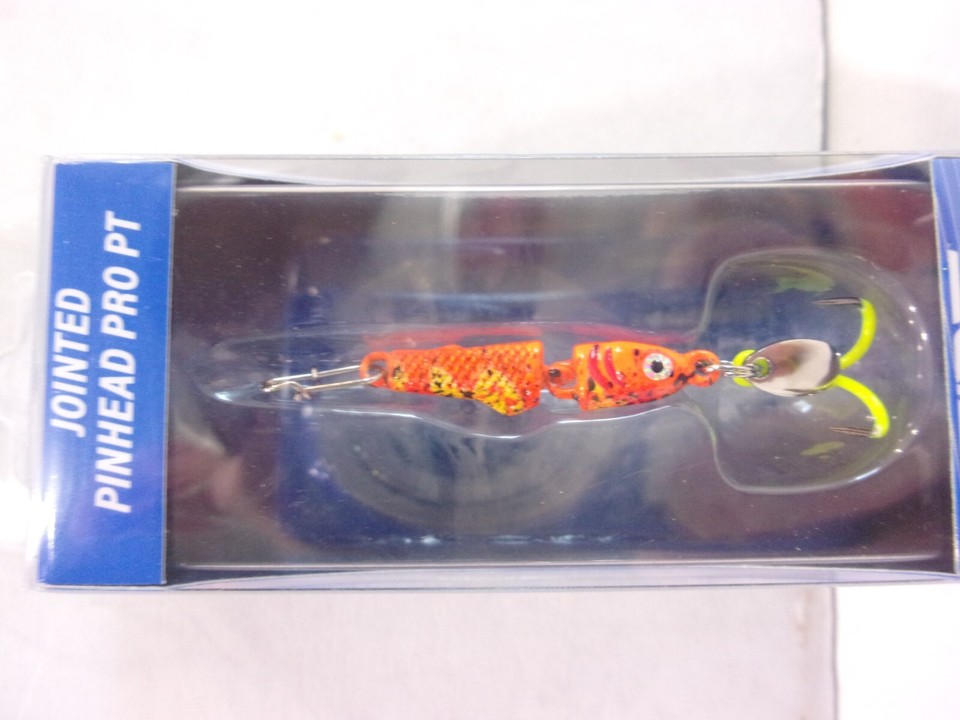 Clam Jointed Pinhead Pro Mino ice fishing jig 1/16 oz #14 choose color ...