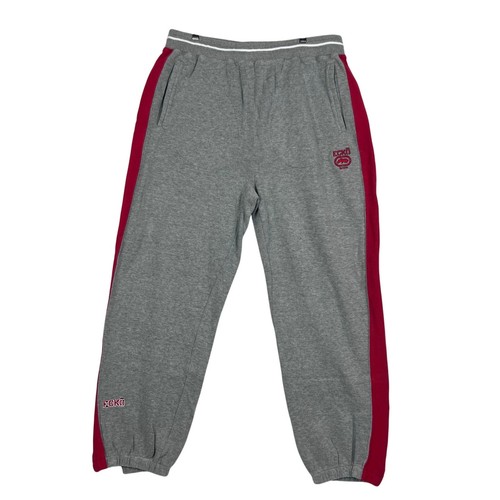 Vintage Ecko Pants Men's XXL Gray Baggy Hip Hop Y2K Sweatpants Side Zip ...