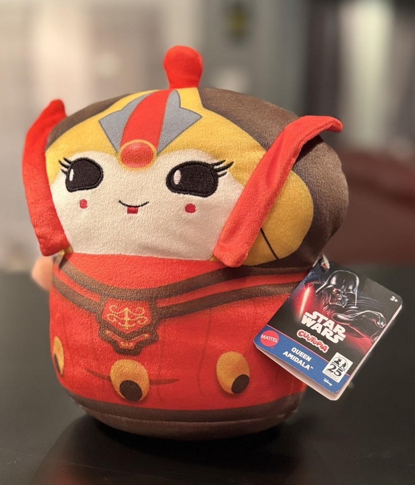Mattel Star Wars Cuutopia QUEEN AMIDALA Plush 7 in New 2023 Cutopia ...