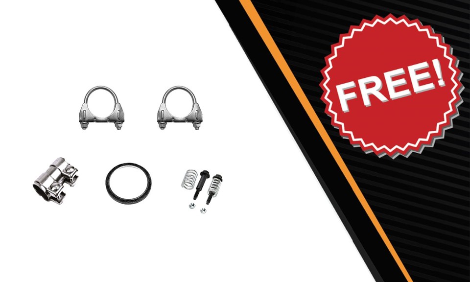 Stainless Steel Resonator Muffler Exhaust Kit fits: 2007-2009 Lexus ...