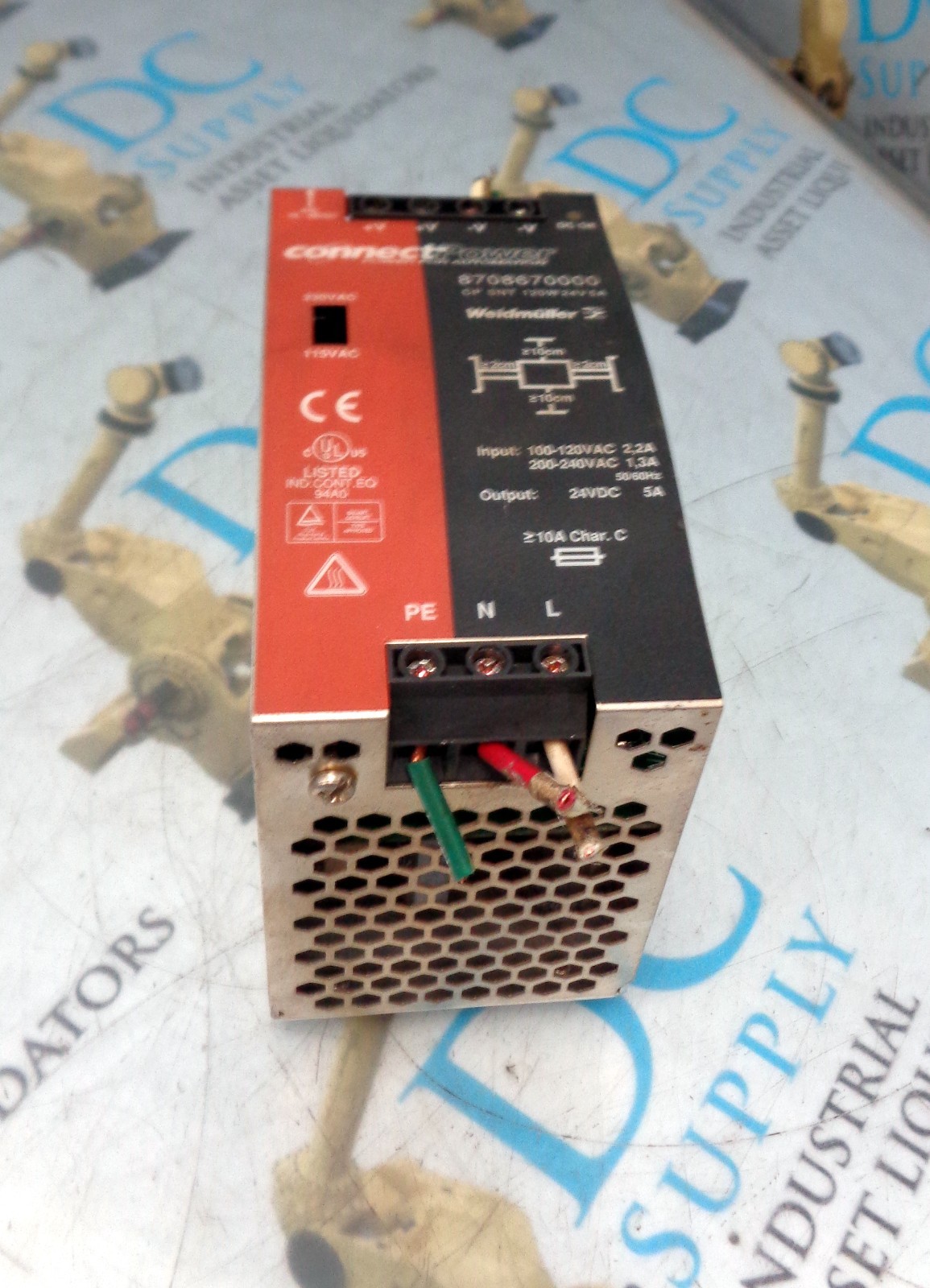 WEIDMULLER 8708670000 120 W 24 V 5 A CONNECT POWER 24 VDC 5 A POWER ...