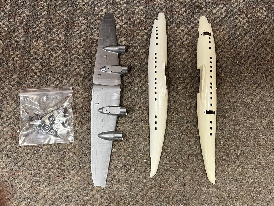 * VINTAGE MONOGRAM LOCKHEED SUPER G CONSTELLATION PLASTIC MODEL KIT # ...