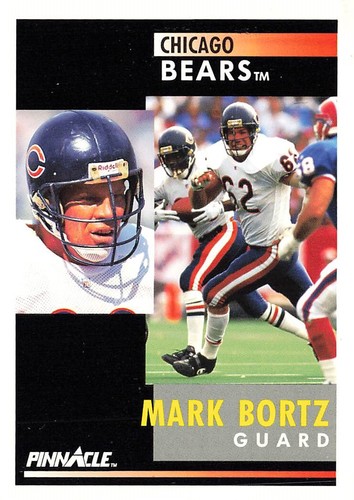 1991 Pinnacle #4 Mark Bortz Chicago Bears | eBay