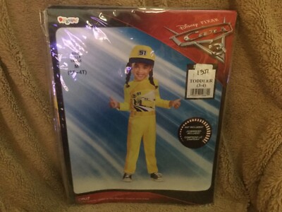 Disney Pixar cars 3 dinoco Cruz Yellow Halloween costume jumpsuit / hat ...
