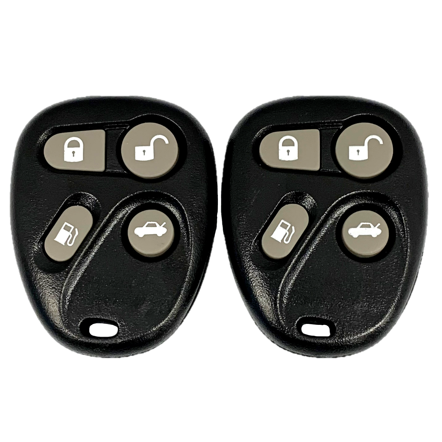 2 Replacement Keyless Remote Key Fobs 4 Button Gas Icon KOBLEAR1XT ...