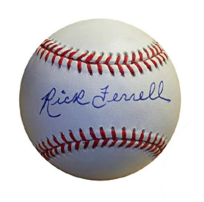 Rick Ferrell Autographed Official American League Baseball (JSA) | eBay