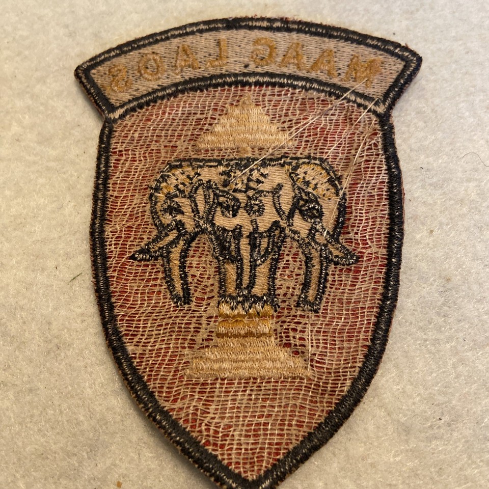 Nice 1960s- 70s US Army MAAG Laos Patch - Twill - Theater-made | eBay