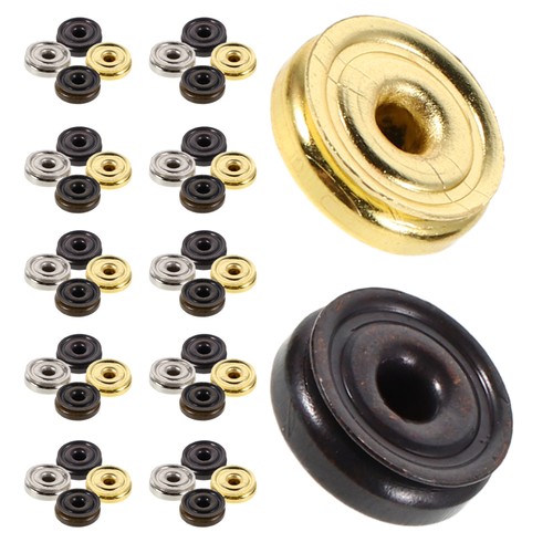 80pcs Sew-On Snap Buttons - 6mm Hand-Sewing Snap Buttons Metal ...