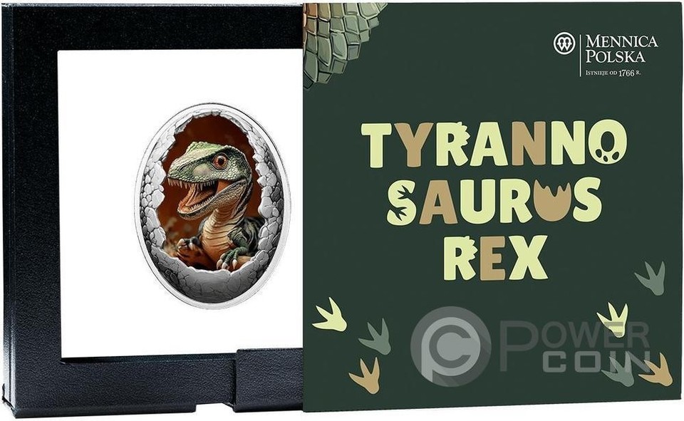 TYRANNOSAURUS REX Dinosauria Monnaie Argent 500 Francs Cameroon 2025 | eBay