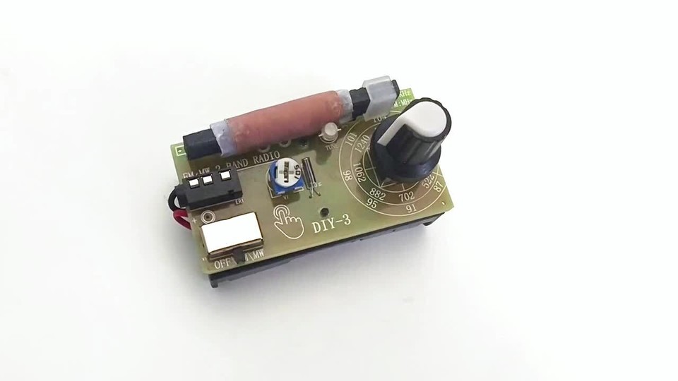 Electronic DIY AM/FM Radio Receiver Module Kits Wireless Stereo 87MHz ...