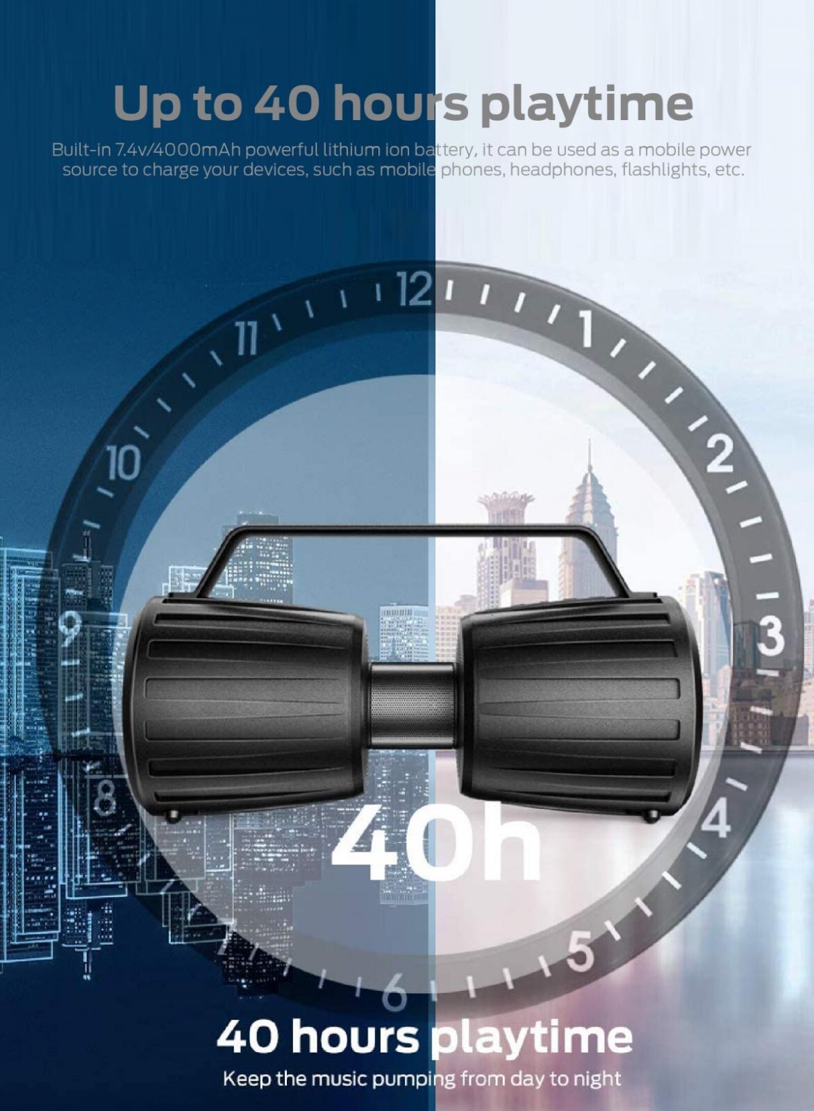 Monster Adventurer Force Portable Bluetooth Speaker - Black (MS21901 ...