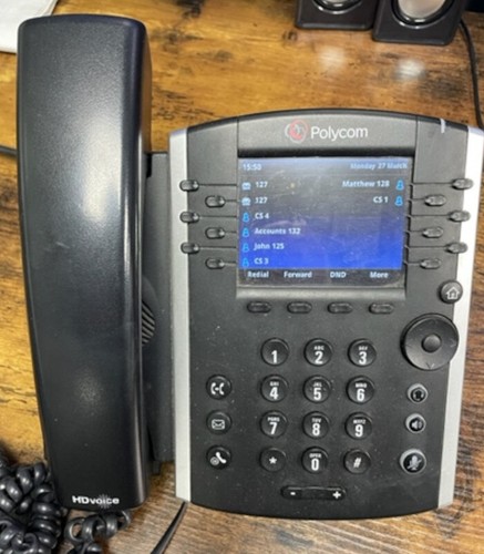 Polycom VoIP Phone Handset 12 Lines Telephone Model VVX 410 - Used | eBay