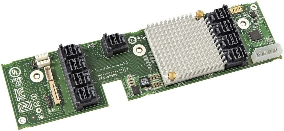 INTEL RES3TV360 (ADAPTEC AEC-83600) 36PORT SFF8643 SATA/SAS EXPANDER ...