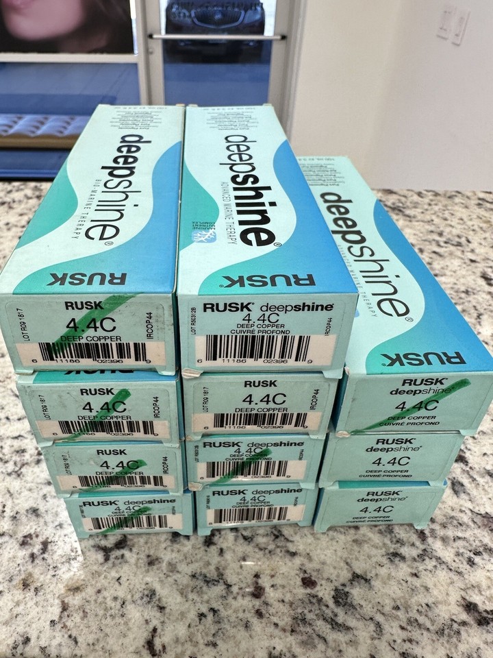 Rusk Deep Shine Permanent Hair Color 3.4oz Tube (100ml) BRAND NEW IN ...