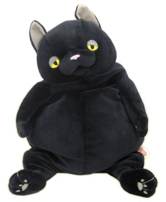 Shinada Global Plush Doll Mochi Neko Cat Kuro L Japan | eBay