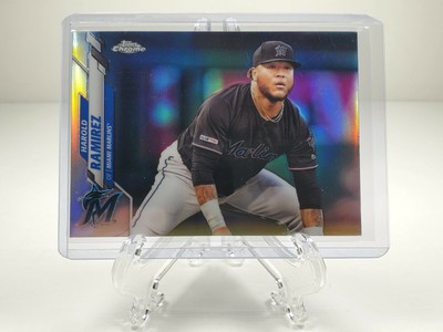 Topps Chrome 2020 Baseball Card #106 Harold Ramirez Marlins Refractor ...
