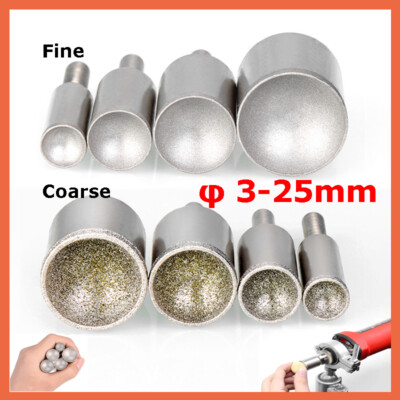 3-25mm Diamond Burr Mounted Point Cylinder Concave For Bead Shaping ...