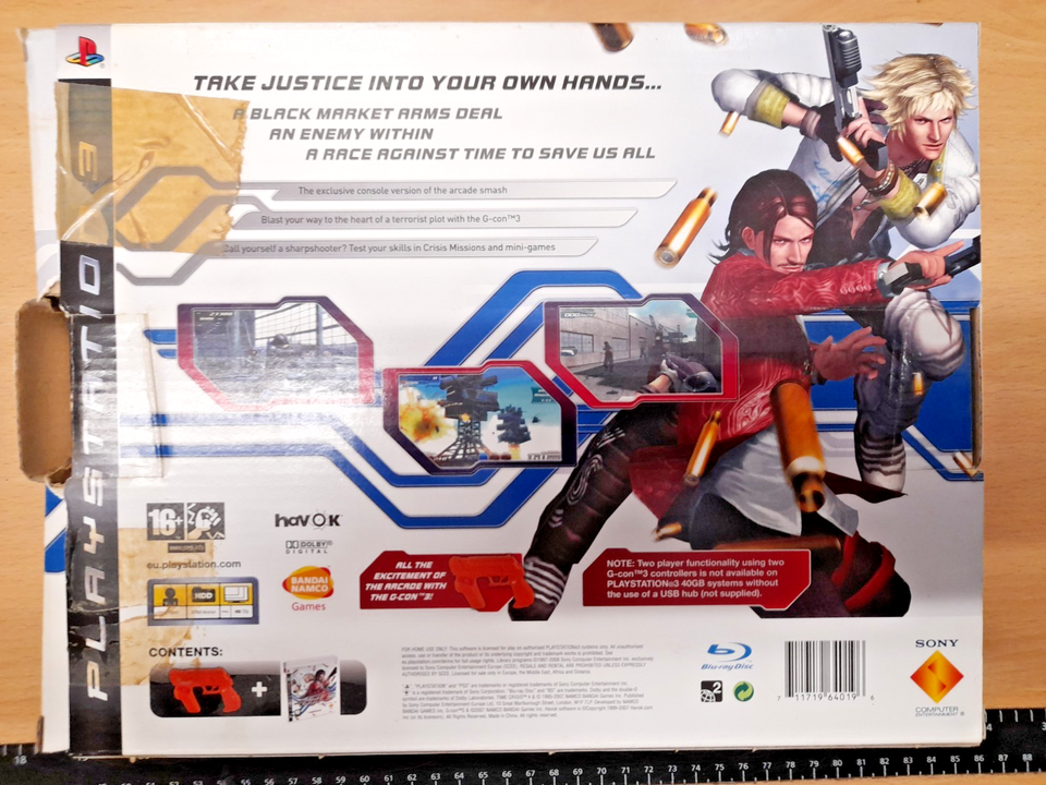 PlayStation 3 Game Time Crisis 4 + GunCon 3 - Boxed With Sensors VCG ...